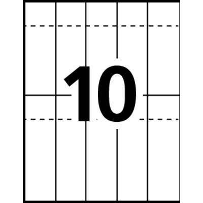 Avery Tickets With Tear-Away Stubs - Stub on Right - 16154 -10 cards ...