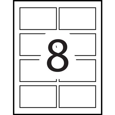 Avery Name Badges Insert Refills - 5390 - Template