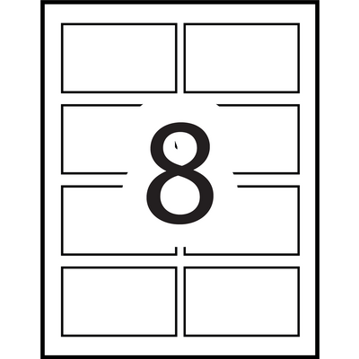 Avery Clip Style Name Badges - 74461 - Template