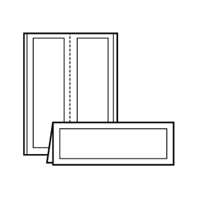 Avery Large Embossed Tent Cards - 5309 - 1 cards per sheet