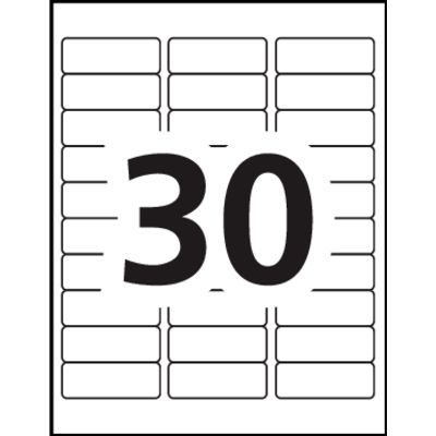 Avery High Visibility Labels - 5971 - 30 labels per sheet
