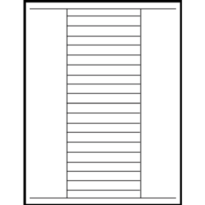 Avery Plastic Insertable Divider 8-Tab - 11901 - Template