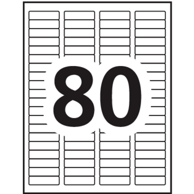 Avery Easy Peel® Return Address Labels - 15667 - Template