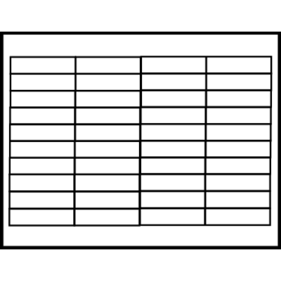 Avery Hanging Folder Insert 11136 - Template