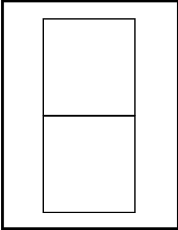 Avery® 8954 CD/DVD Jewel Case Booklet - 1 per sheet - Template