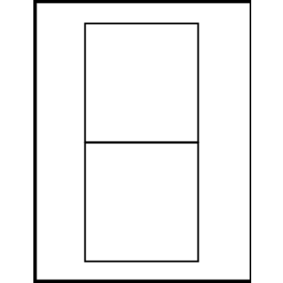 Avery 8954 CD/DVD Jewel Case Booklet - 1 per sheet - Template