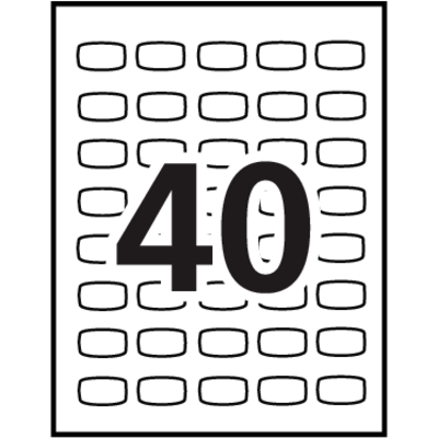 Avery Big Tab™ Printable Label 8 Tab Dividers 14439 - Template