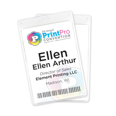 Preferred - 3⅝" x 5½" - Preferred - Name Tag Holders - Name Tags ...
