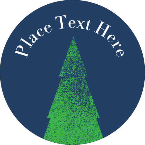 Tree Forest predesigned Label and Card template for your next holiday ...