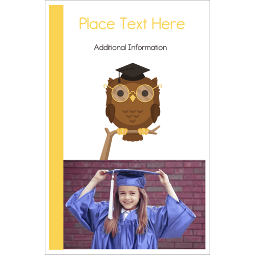 Academic Owl Graduation predesigned template for your next project | Avery