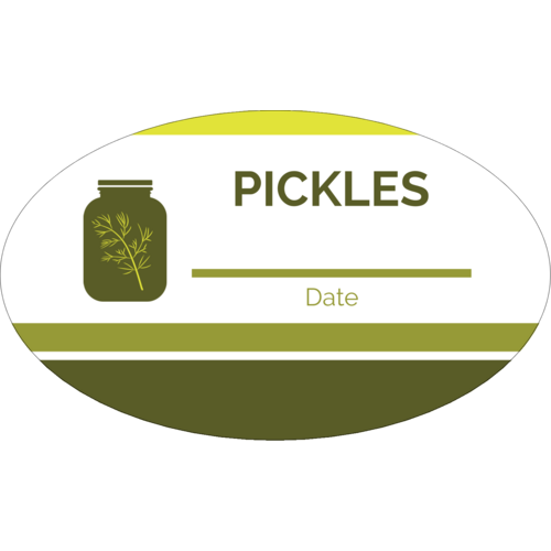 Pickled Pickle Jar Pre-designed Label and Card templates | Avery
