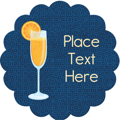 Mimosa predesigned Label and Card template for your next fun creative ...