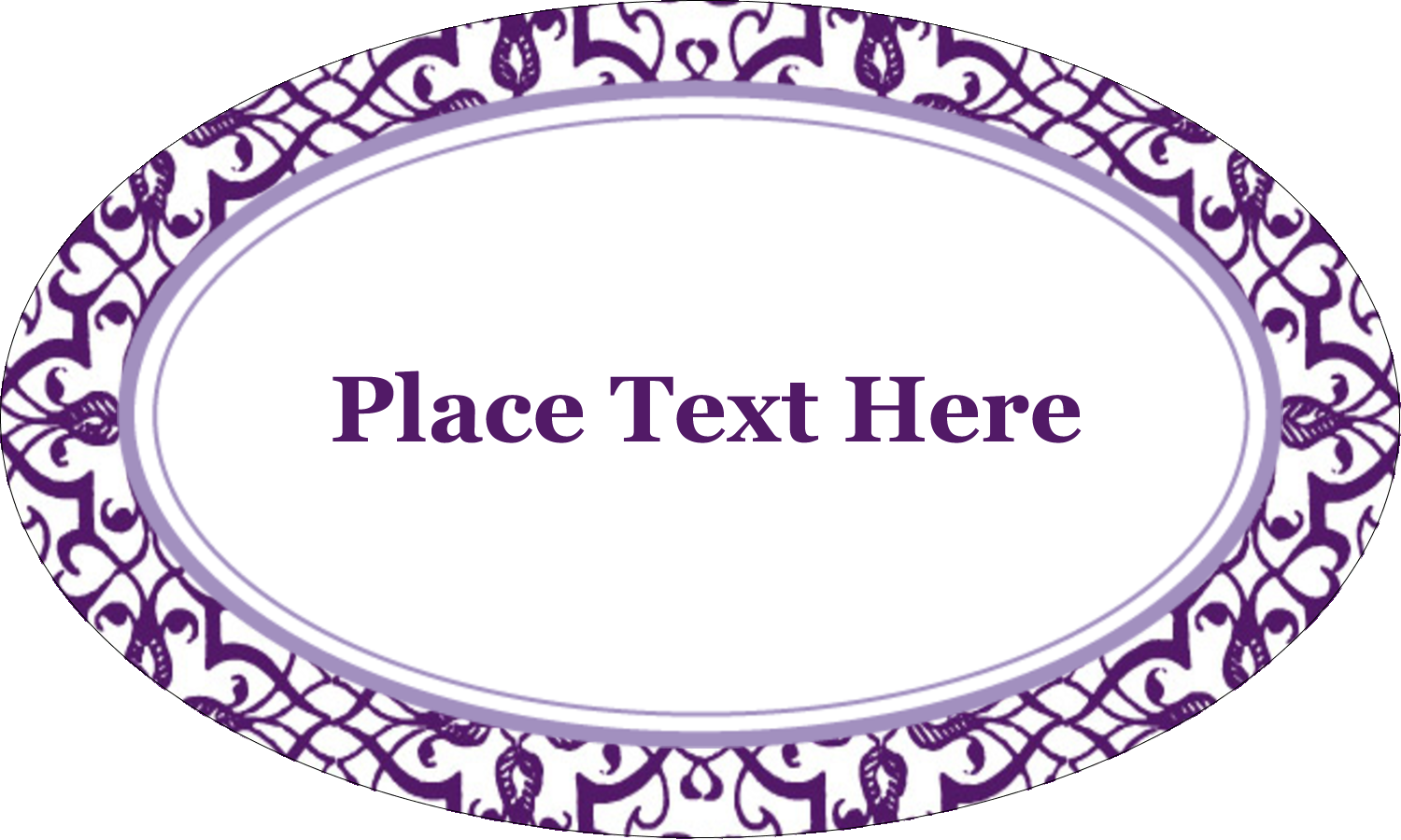 Avery Oval Label Template