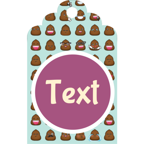 Poop Emoji predesigned template for your next creative project | Avery