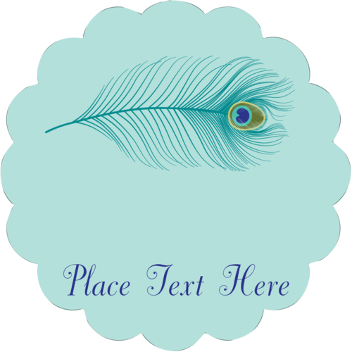 Peacock predesigned template for your next fun project | Avery