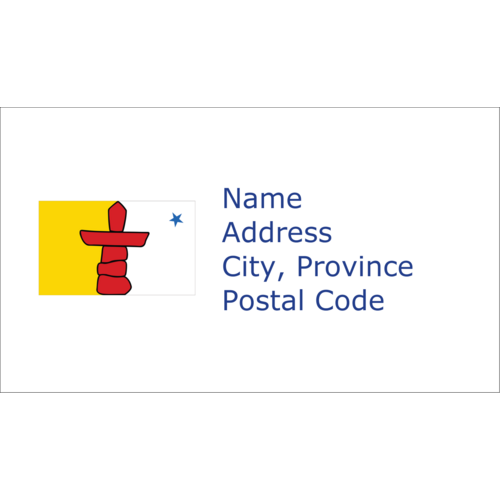 Nunavut Flag Pre-designed Label and Card templates | Avery