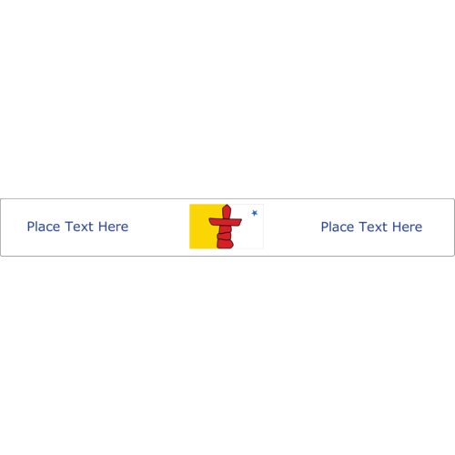 Nunavut Flag Pre-designed Label and Card templates | Avery