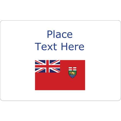 Manitoba Flag Pre-designed Label and Card templates | Avery