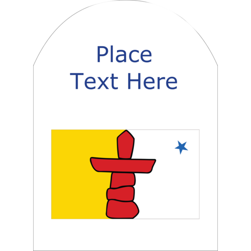 Nunavut Flag Pre-designed Label and Card templates | Avery