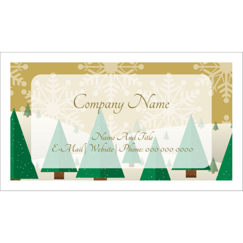 Forest Trees predesigned Label and Card template for your next holiday ...