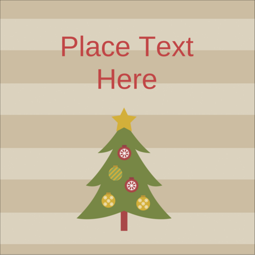 Crafty Tree predesigned Label and Card template for your next holiday ...