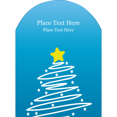 Tree Scribble predesigned Label and Card template for your next holiday ...