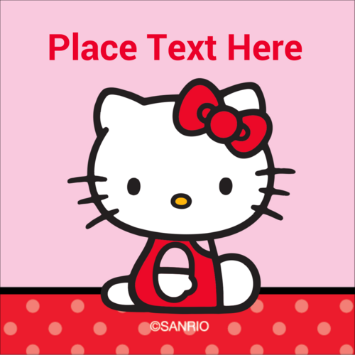 Hello Kitty Templates - Supercute Hello Kitty - Labels and Cards | Avery
