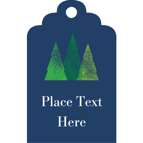 Tree Forest predesigned Label and Card template for your next holiday ...