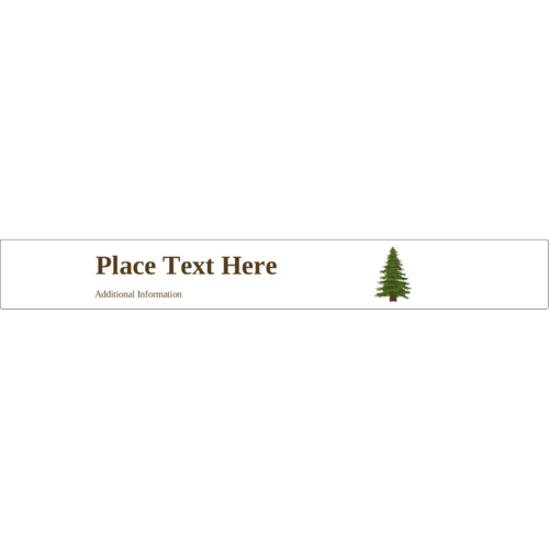 Forest Tree predesigned Label and Card template for your next holiday ...