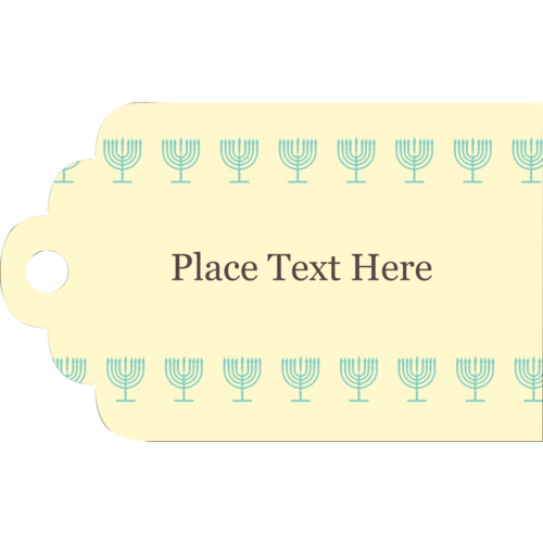 Menorah Pattern predesigned Label and Card template for your next ...