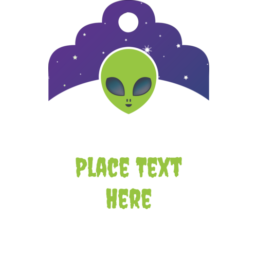 Alien Party predesigned Label and Card template for your next project ...