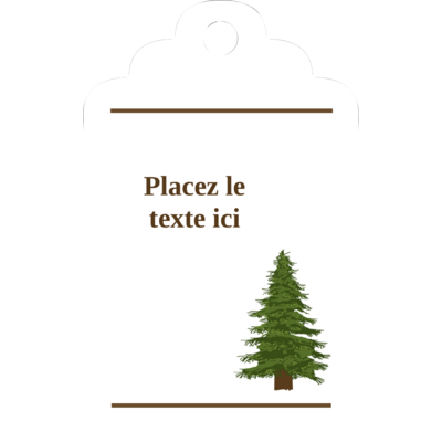Arbre de la forêt - Étiquettes imprimables - 1⅛" x 2" | Avery