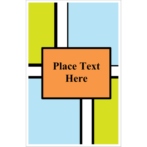 Mondrian Squares predesigned template for your next project | Avery