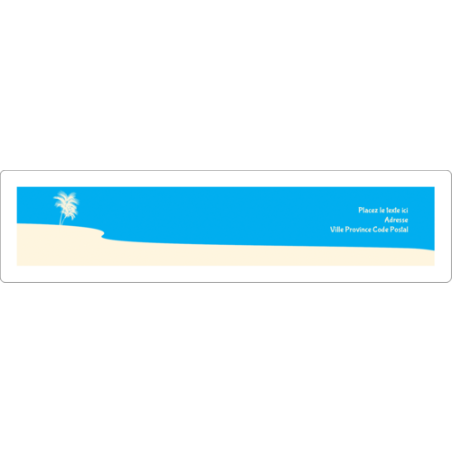 Palm Beach - Étiquettes d'adresse - 1" x 4" | Avery