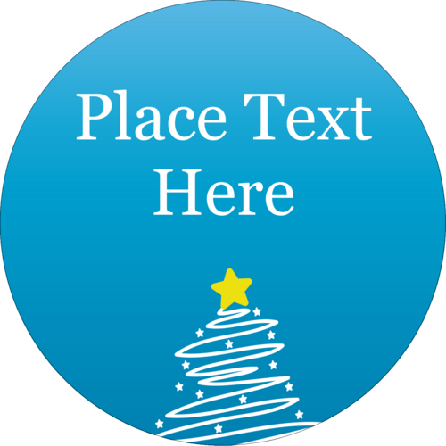 Tree Scribble predesigned Label and Card template for your next holiday ...