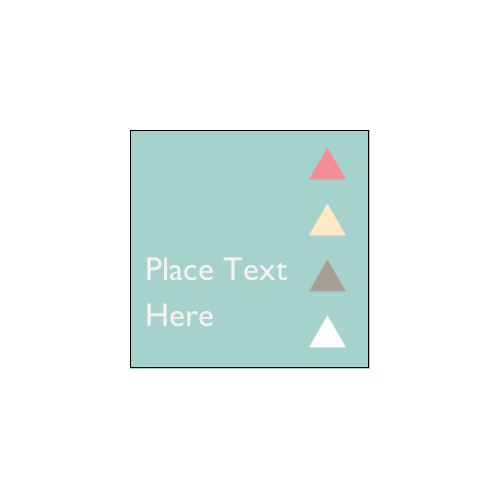 Pastel Triangles pre-designed Label and Card template for your next fun ...