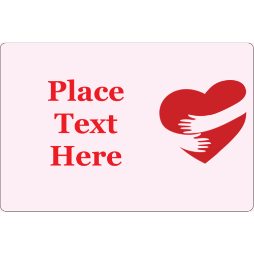 Heart Hug predesigned Label and Card template for your next fun ...