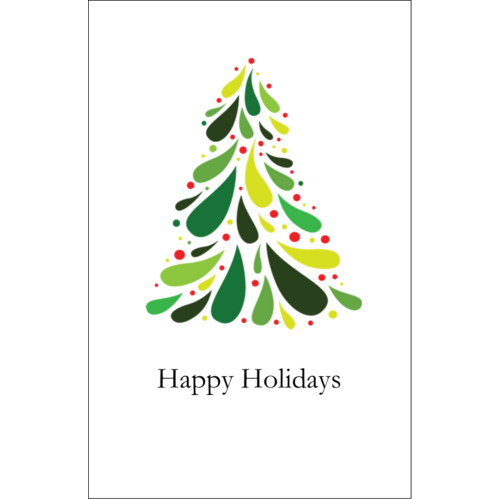 Mistletoe Tree predesigned Label and Card template for your next ...