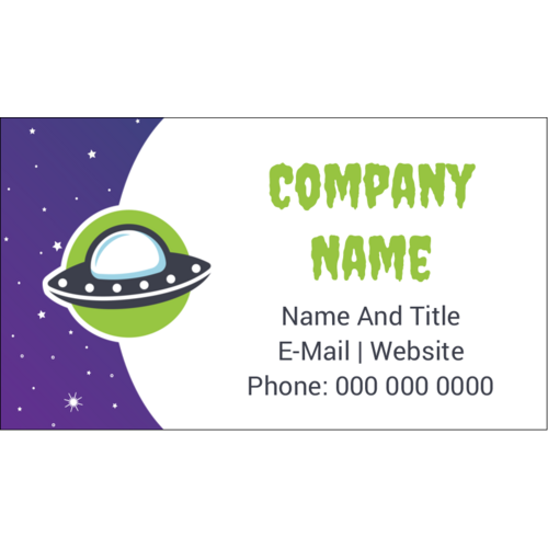 Alien UFO predesigned Label and Card template for your next project | Avery