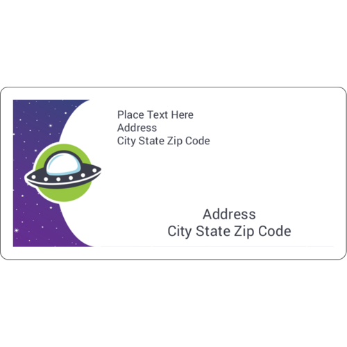 Alien UFO predesigned Label and Card template for your next project | Avery