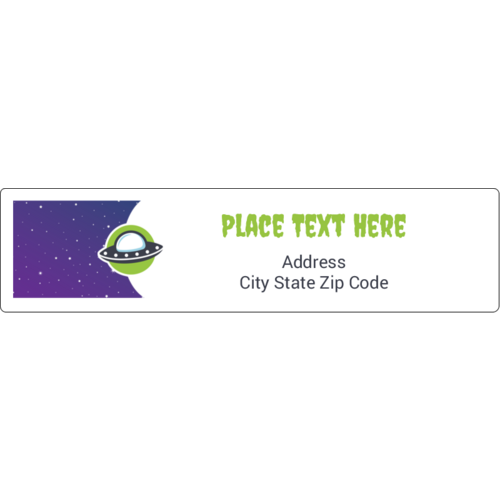Alien UFO predesigned Label and Card template for your next project | Avery