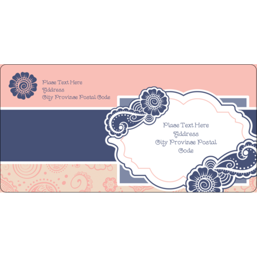 Retro Paisley pre-designed Label and Card template for your next ...