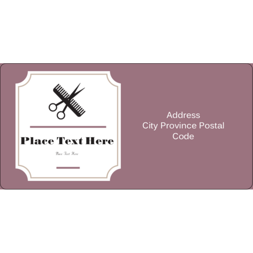 Salon pre-designed Label and Card template for your next personal or ...