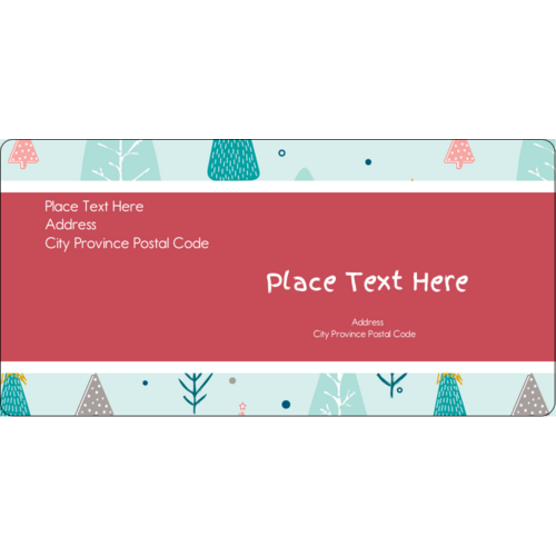 Simple Tree Pattern predesigned Label and Card template for your next ...