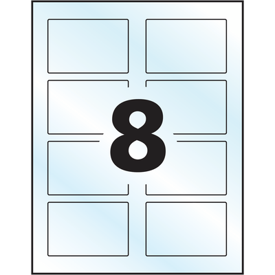Avery Print-to-the-Edge Rectangular Labels - 82822 - Template