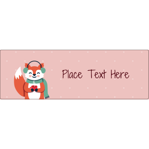 Winter Animals - Fox | Holiday Template | Avery | Avery