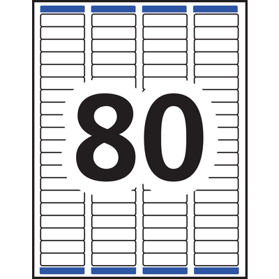 Avery Easy Peel® Return Address Labels - 5167 - Template - 80 labels ...