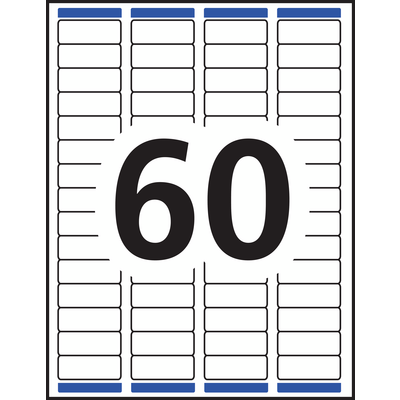Avery Easy Peel® Return Address Labels - 8195 - Template - 60 labels ...