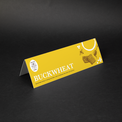 Custom Printed Large Tent Card 3.5" x 11" | Avery