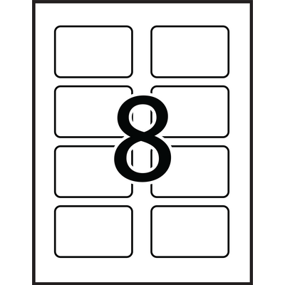 Avery Rectangle Labels - 2" x 3" Template